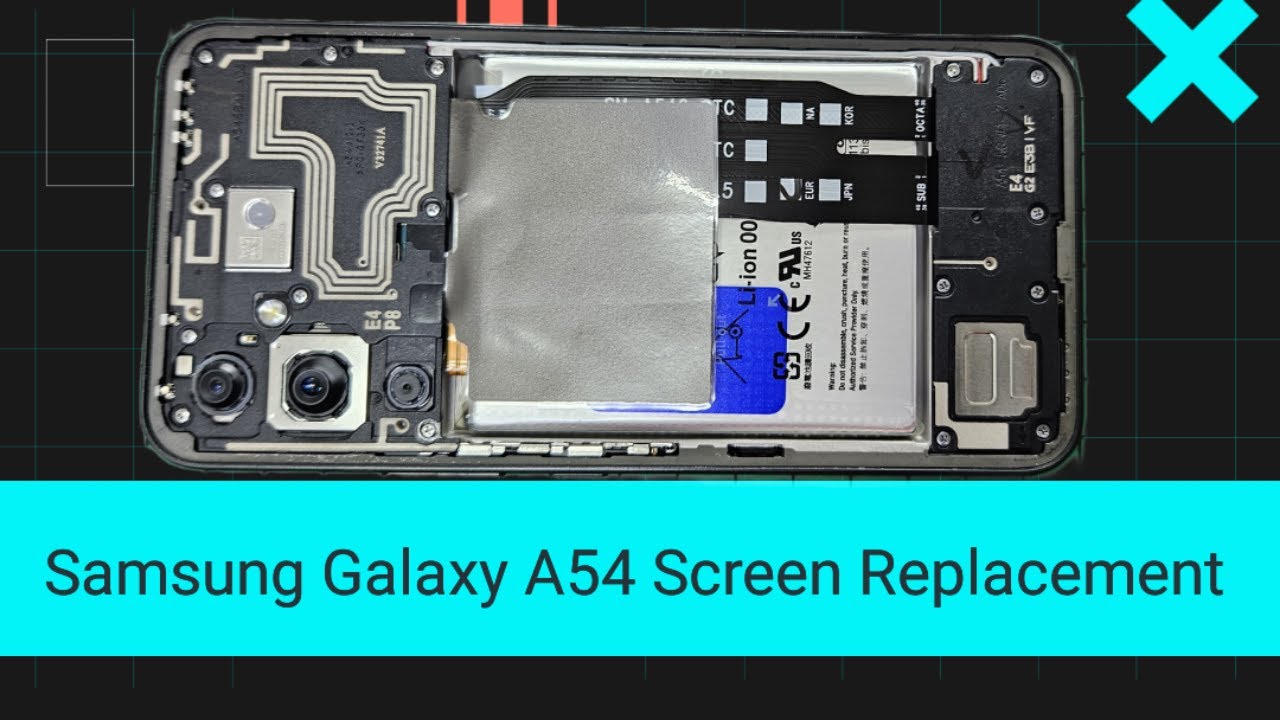 Samsung Galaxy A54 5G Screen Replacement - YouTube