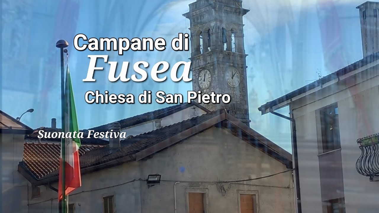 Campane di Fusea di Tolmezzo (UD) Fusèe - Chiesa di San Pietro ~Dopli~ - YouTube