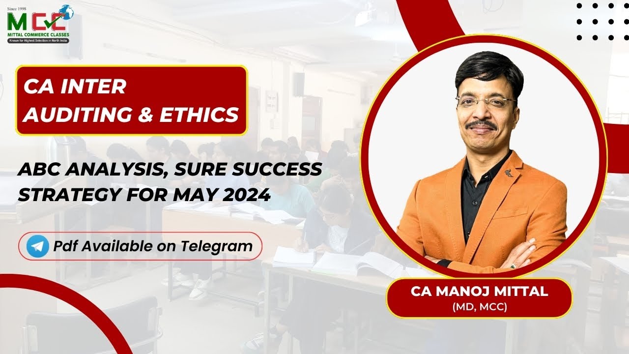 CA Inter - Auditing | ABC Analysis | Past Exam Analysis | Sure Success ...