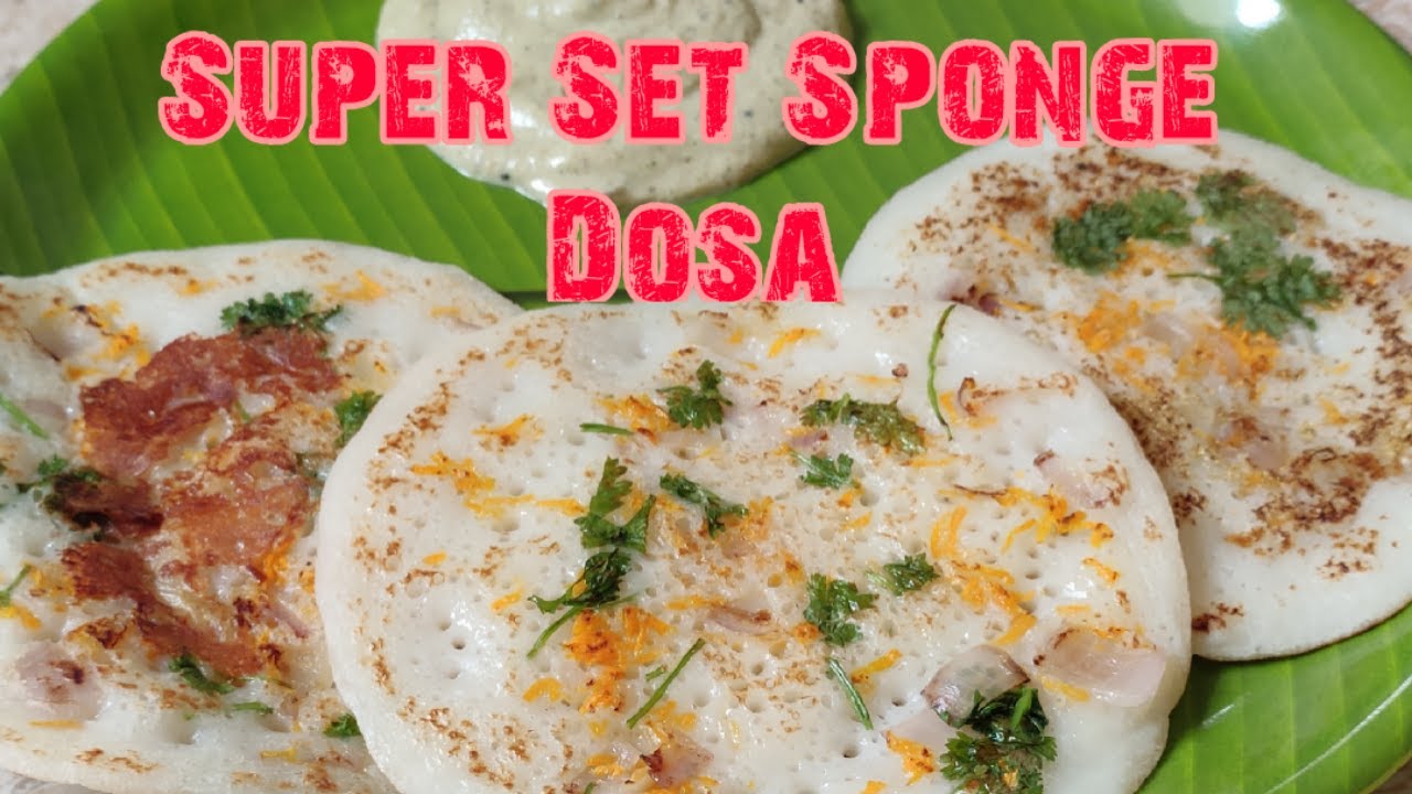Super Soft Set sponge Dosa || Instant set Dosa || easy process try once ...