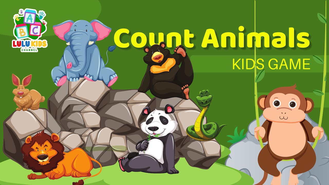 Count the Animals: learning Numbers Game for Kids | Learn Numbers and ...