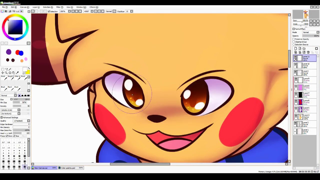 Alex the Pikachu Speedpaint - YouTube