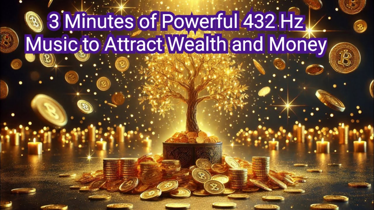 3 Minutes of Powerful 432 Hz Music to Attract Wealth and Money - YouTube