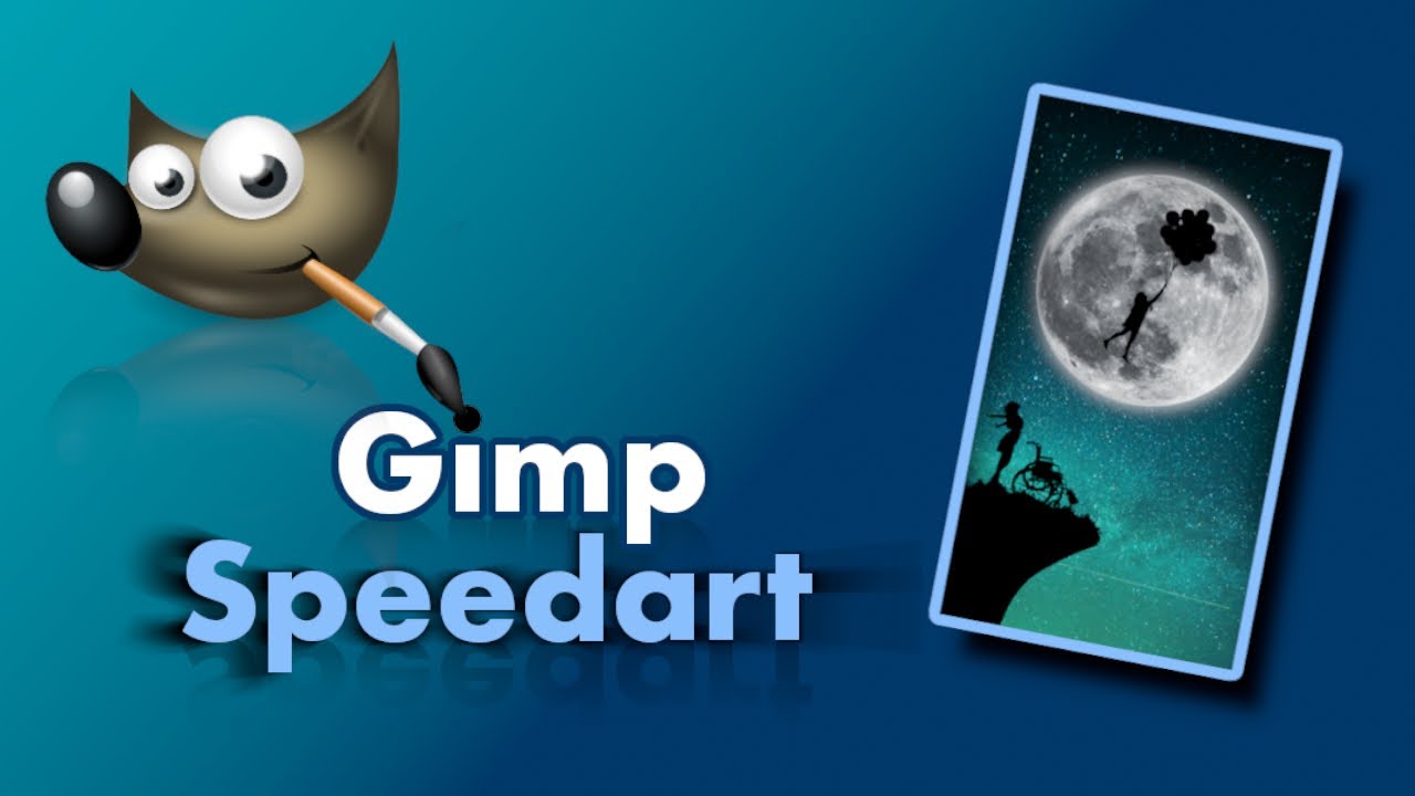 Gimp Speedart Silhouetted Surreal Photo Manipulation Youtube