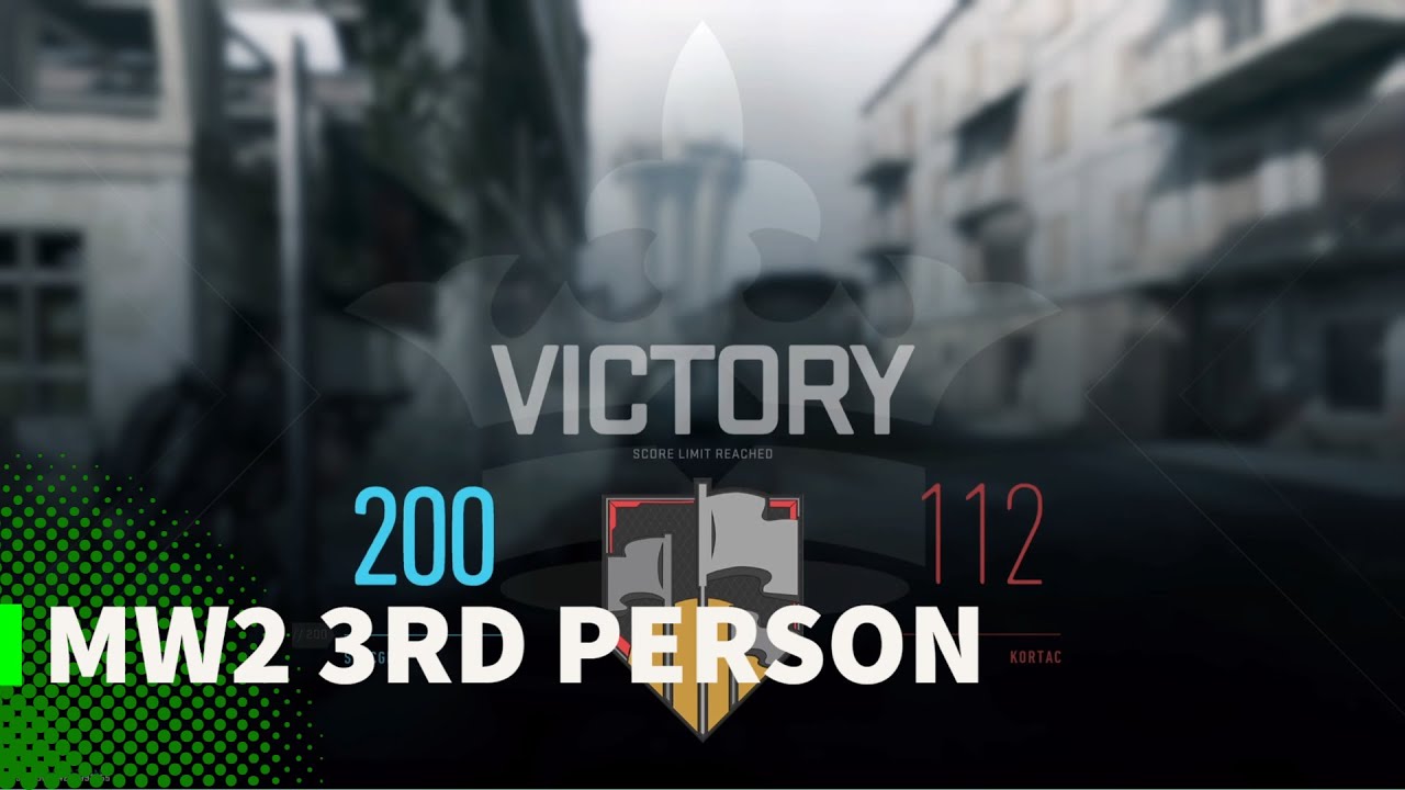 3RD Person COD - MW2 - YouTube