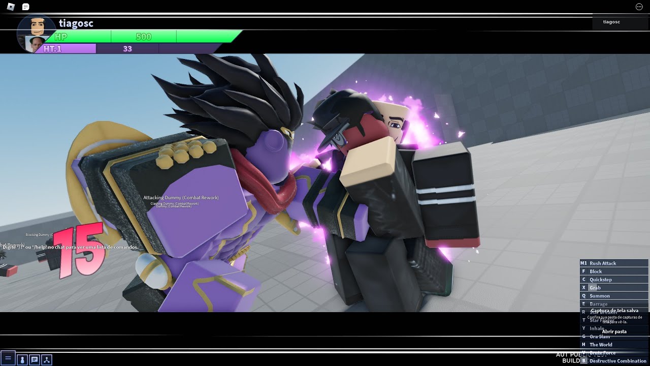 Star Platinum Rework Showcase (AUT) - YouTube