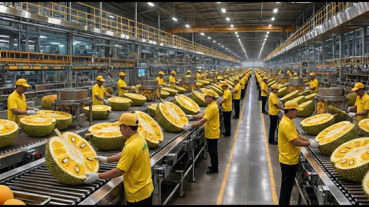 Inside a Modern Dried Jackfruit Factory: From Jackfruit to Perfect ...