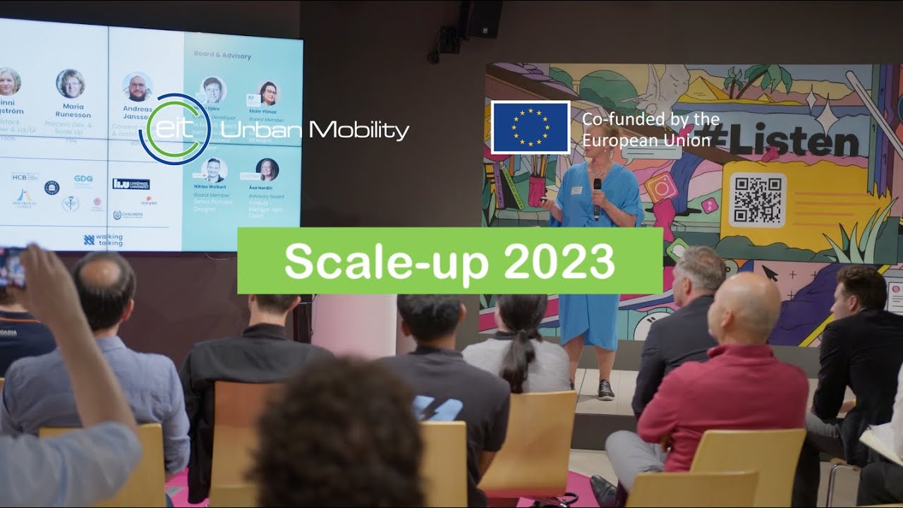 EIT Urban Mobility Scale-up 2023 (startup acceleration program) - YouTube