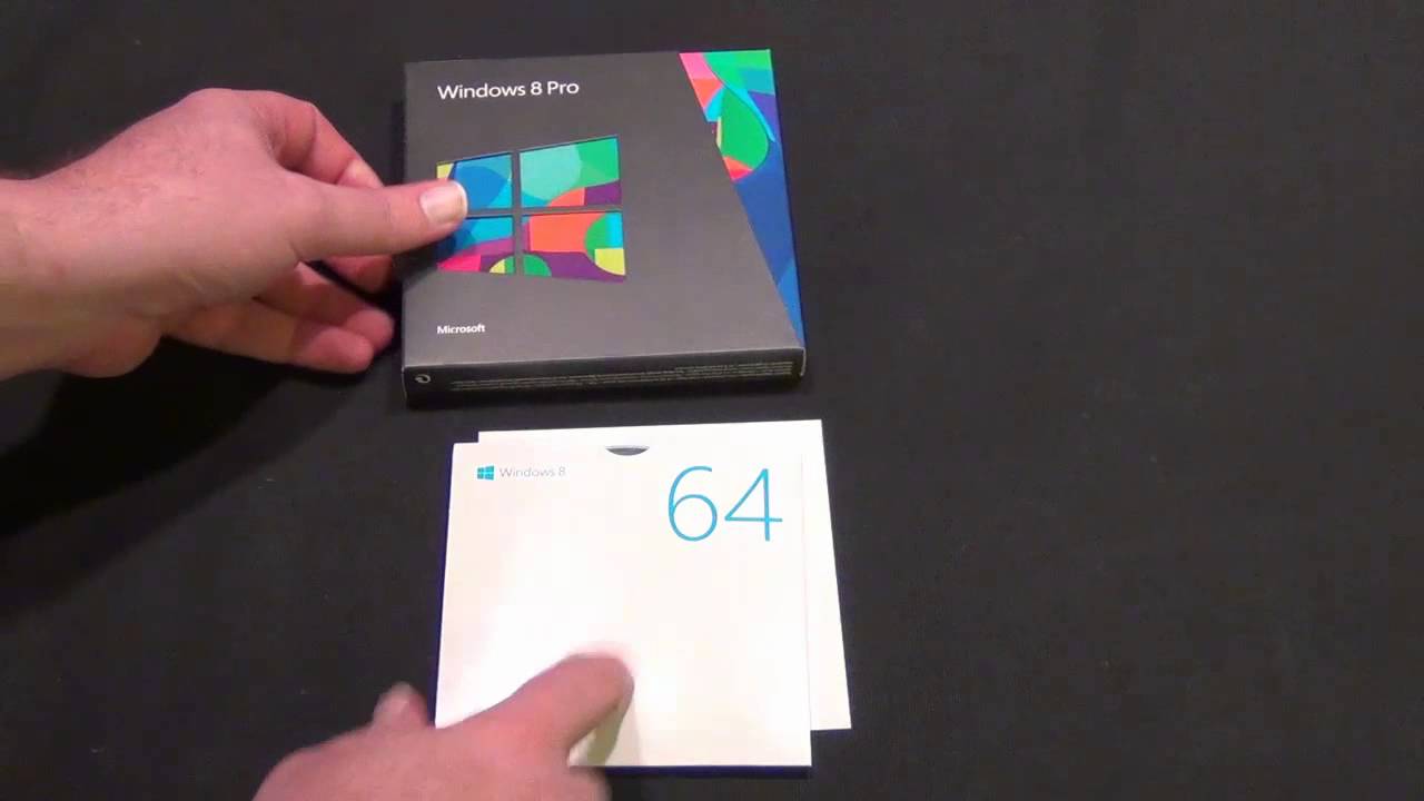 Microsoft Windows 8 Pro Unboxing - YouTube