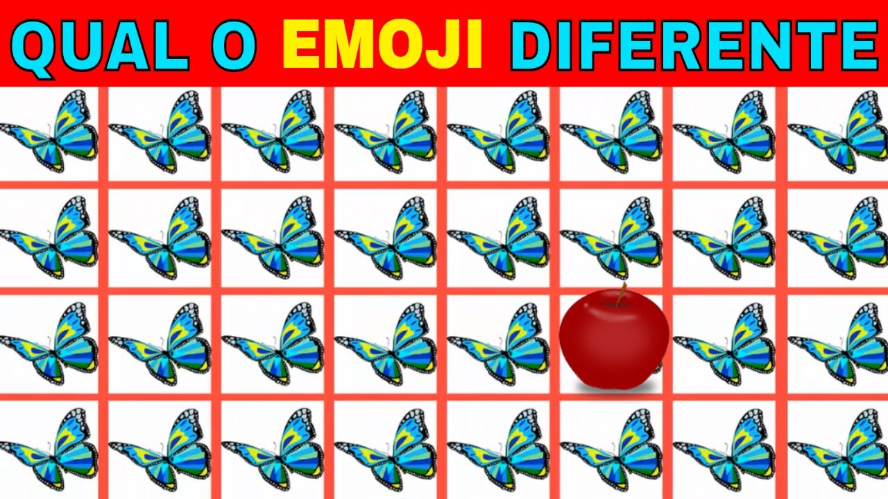 ENCUENTRA EL EMOJI DIFERENTE | TENTE ENCONTRAR OS EMOJIS DIFERENTES ...