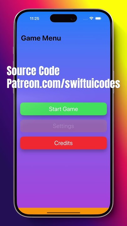Epic SwiftUI Game Menu: Dive into Interactive Animations! 🎮 - YouTube