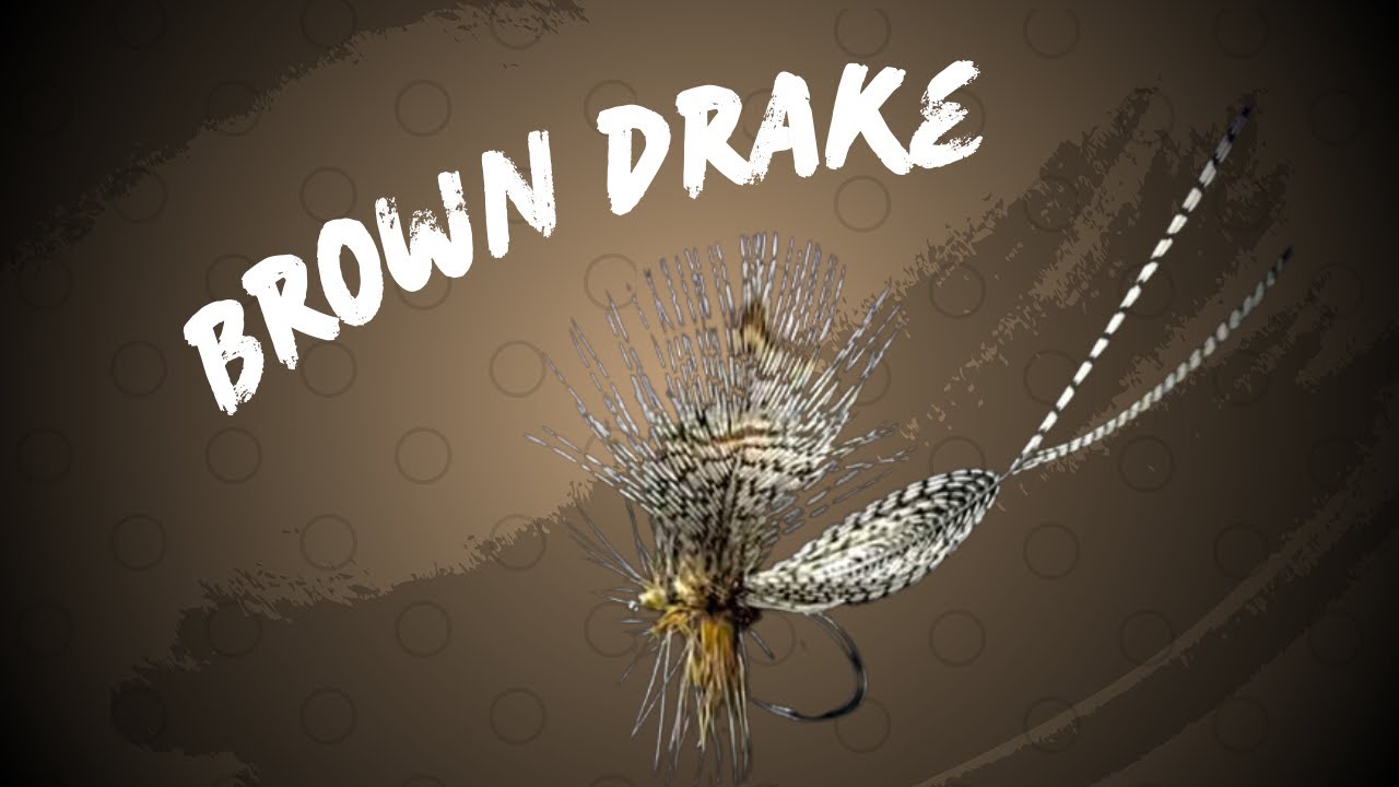 Tenkara Lure Making | Making a Brown Drake - YouTube