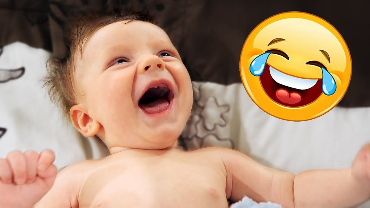 Our Baby Boy Laughing His First Laughs! - Laughing so hysterically he's ...