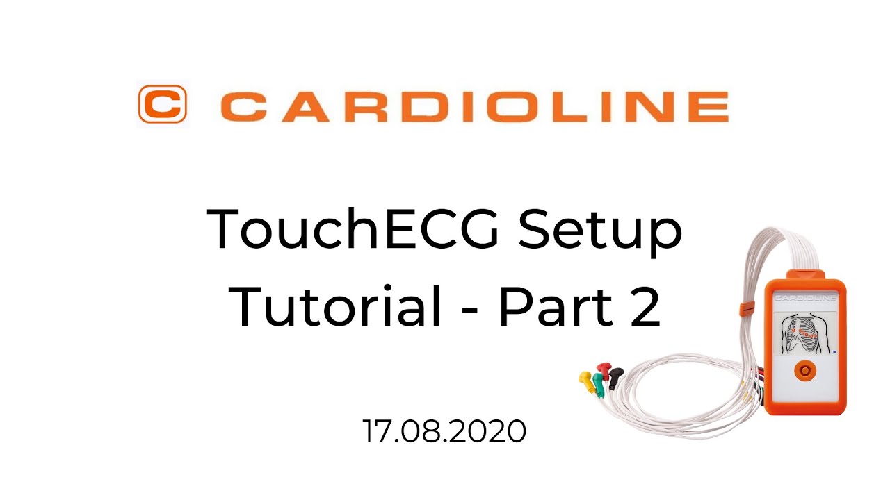 Cardioline TouchECG HD+ Demo Part 2 - YouTube