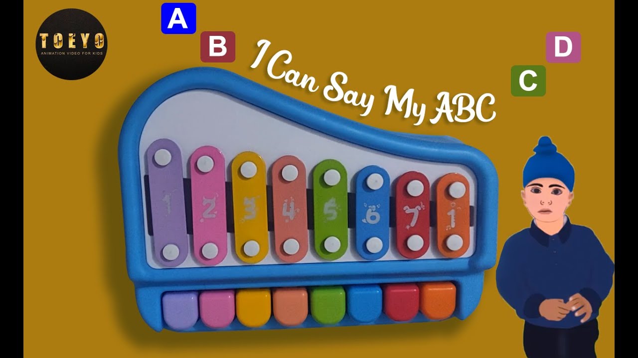 Learn Alphabets on Vocal Piano | Phonics Song | I Can Say My ABC - YouTube