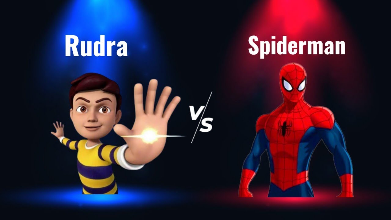 rudra | रुद्र | rudra cartoon | rudra vs spider game | rudra game - YouTube