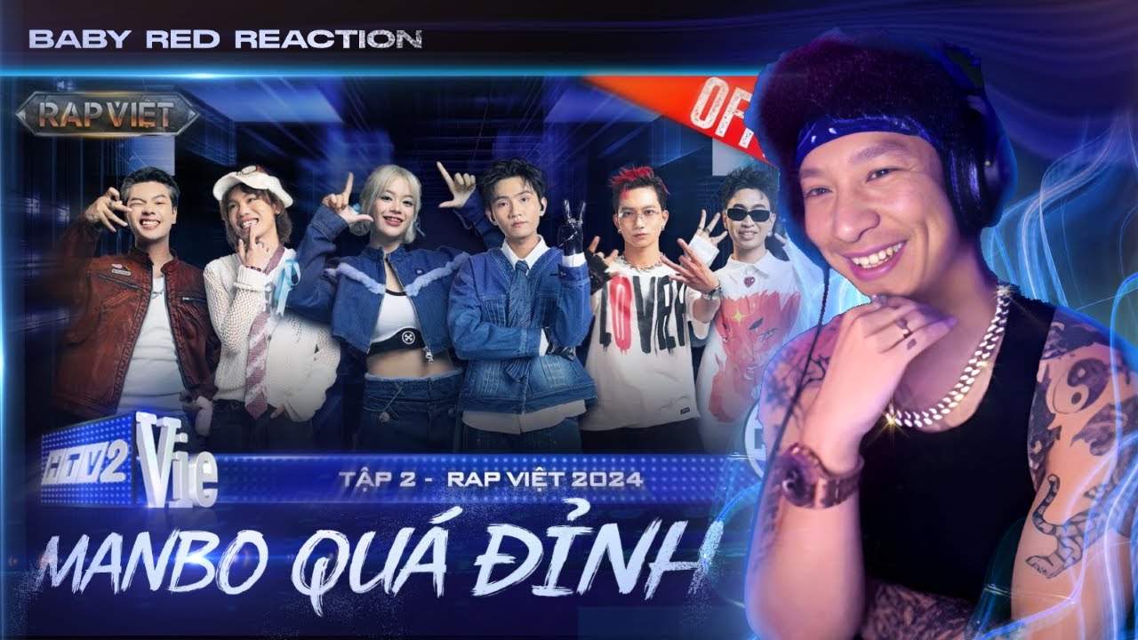 Baby Red Reaction | Rap Việt 2024 tập 2 | Nón vàng xuất hiện - YouTube