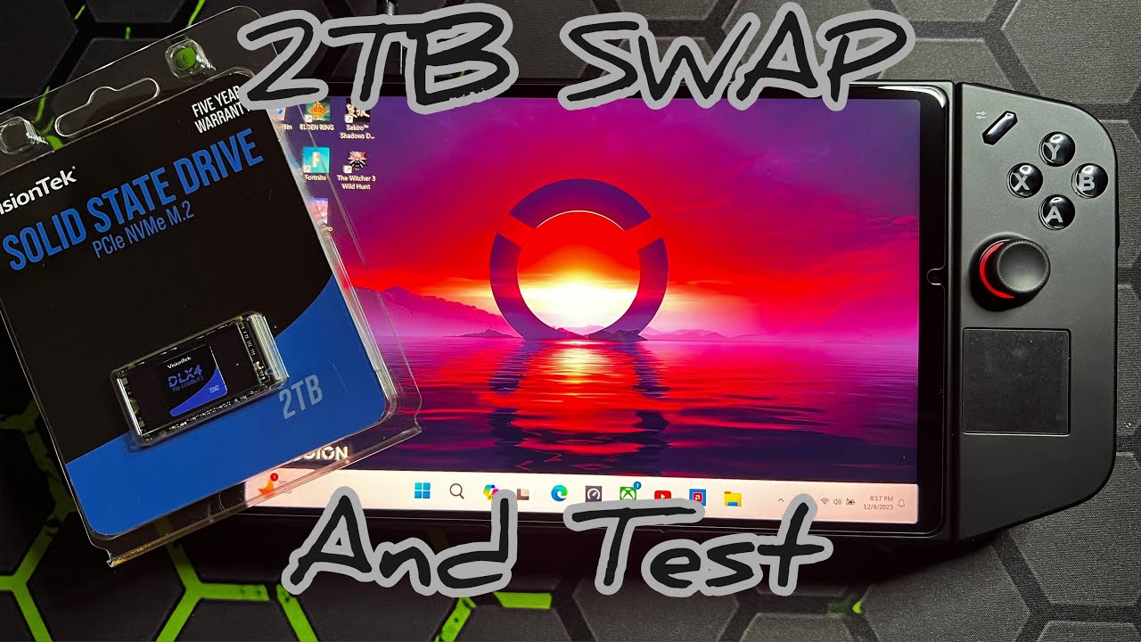 Legion Go 2TB NVME swap and Read/Write Test - YouTube