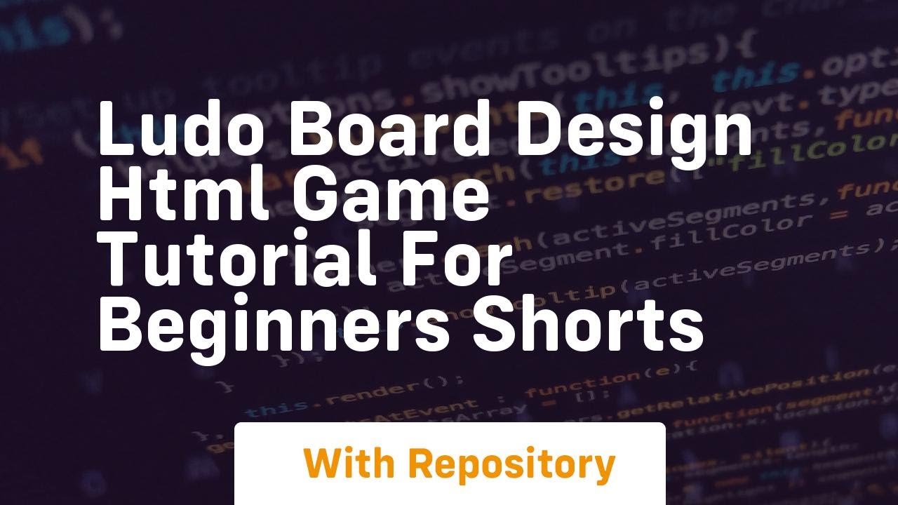 Ludo board design html game tutorial for beginners shorts - YouTube
