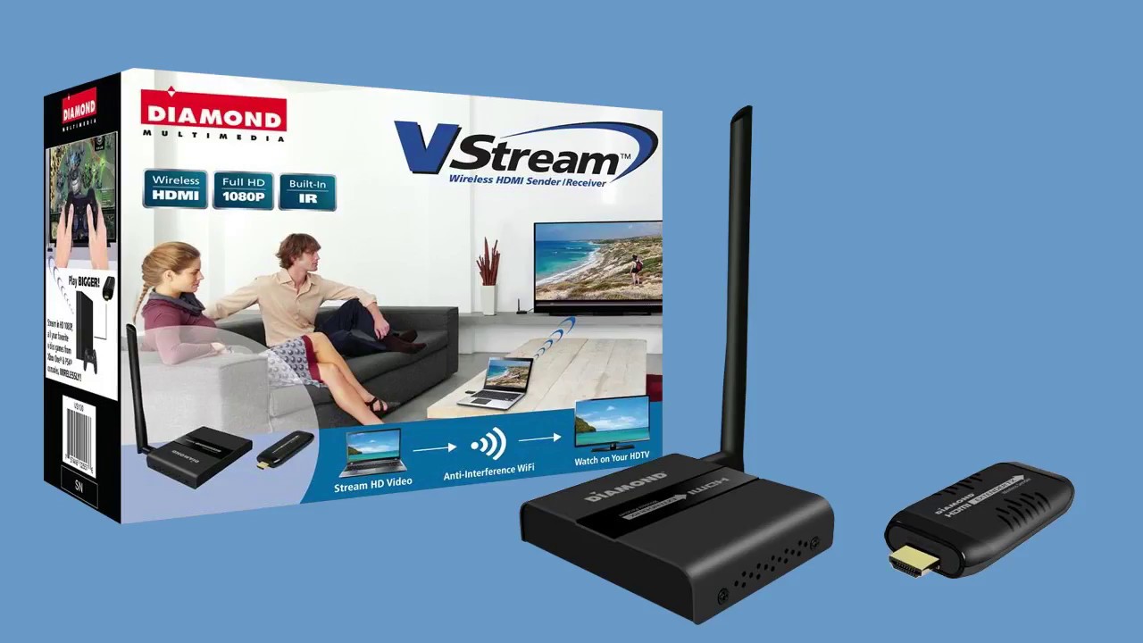 Diamond Wireless VS100 HD Video Transmission via HDMI (VS100) - YouTube