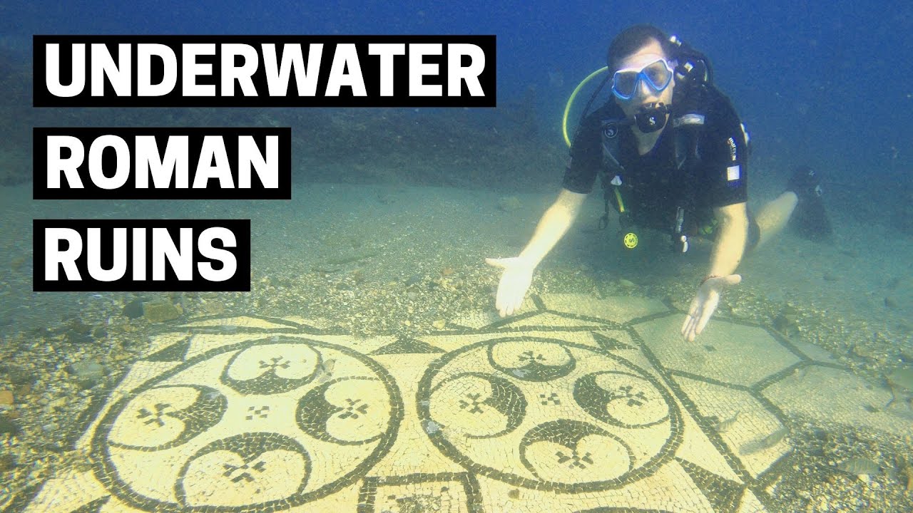ROMAN RUINS DIVING IN NAPLES ITALY | Campi Flegrei Diving at The Sunken ...