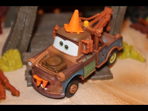Mattel Disney Cars Mater with Cone Teeth (Cancelled Deluxe - Mater & the Ghostlight)