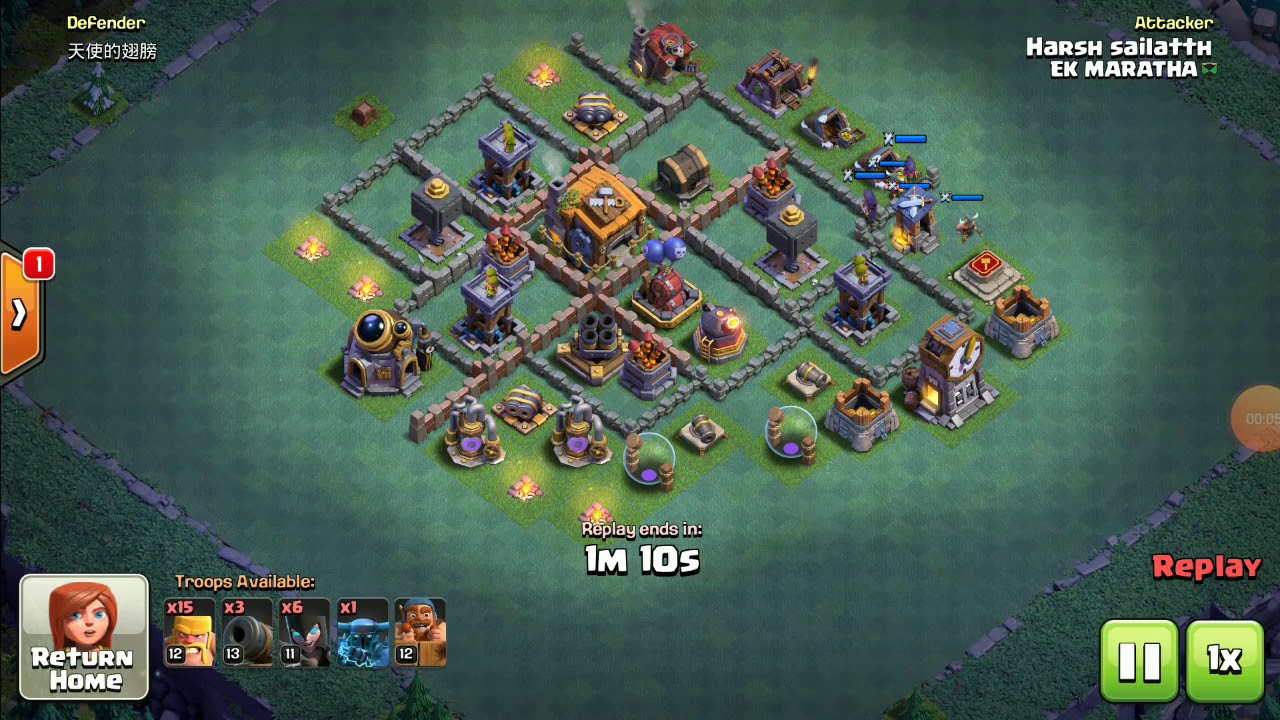 Builder base coc bh 8 - YouTube