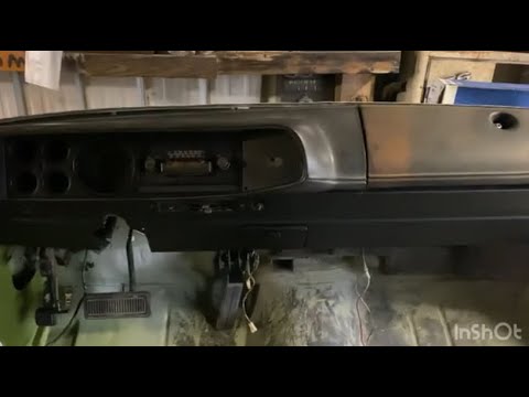 1976 dodge d100 dash install and more - YouTube