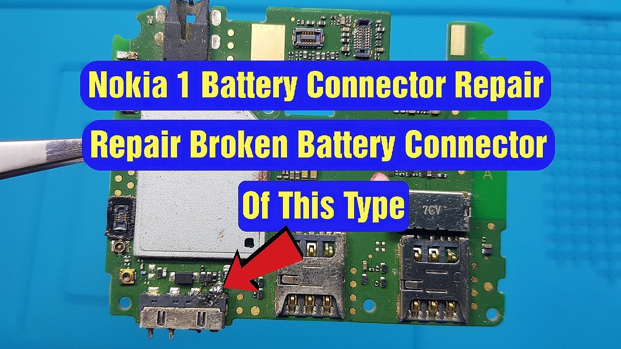 Nokia 1 Battery Connector Problem | Being Restored - YouTube