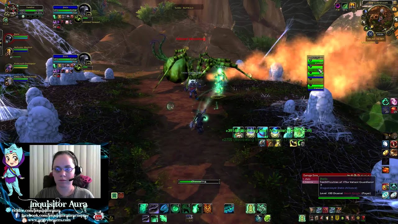 World of Warcraft Mistweaver Healing: Everbloom - YouTube