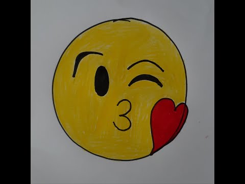 Kalpli emoji nasıl çizilir (kolay çizimler)