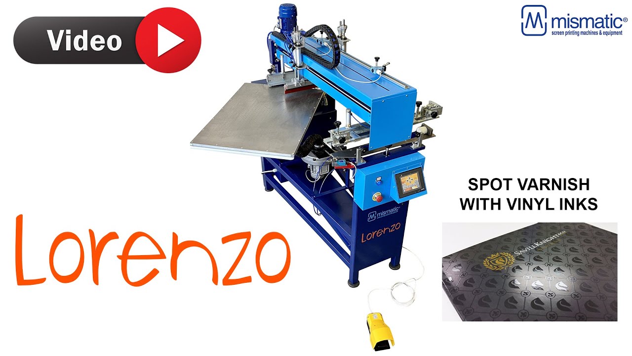 LORENZO - Semiautomatic Screen Printing Machine (spot varnish with ...