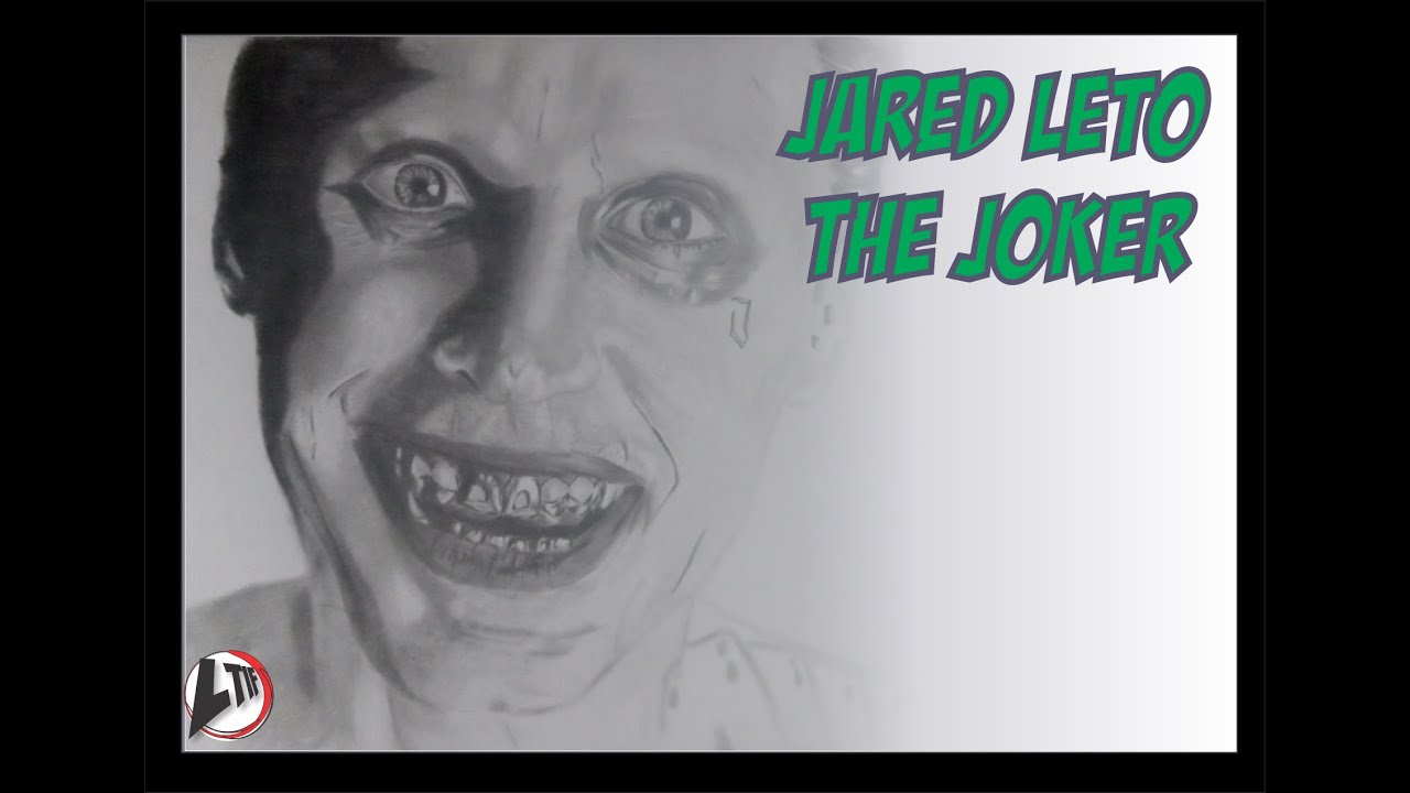 How to Draw The Joker as Jared Leto | Desenhando O Curinga de Jared ...