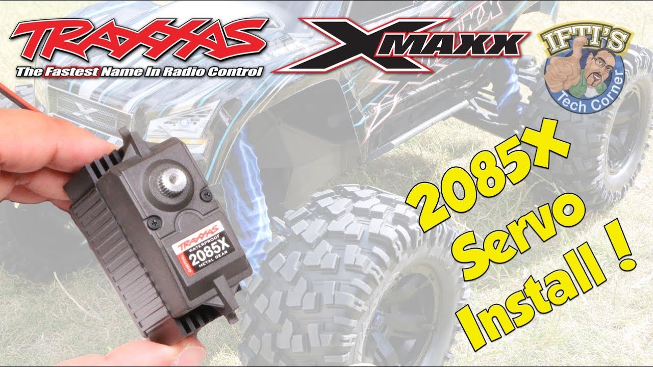 #05 Traxxas X-MAXX 8S - 2085X Metal Geared Servo - INSTALL & TEST - YouTube