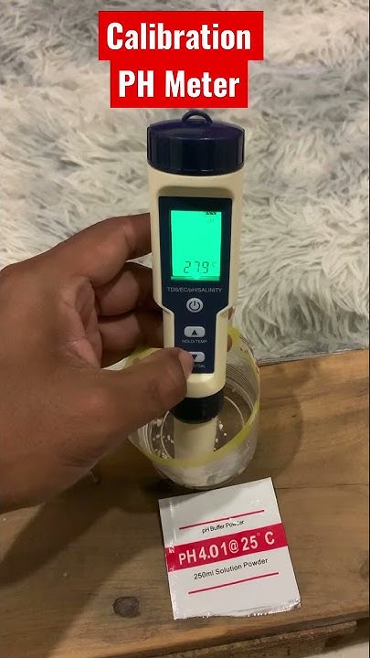 How to Calibration PH Meter Tester - YouTube