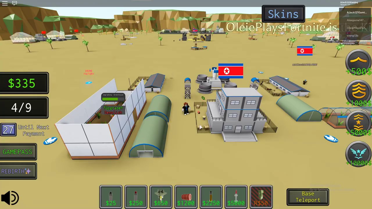 Roblox Army Tycoon #1 - YouTube