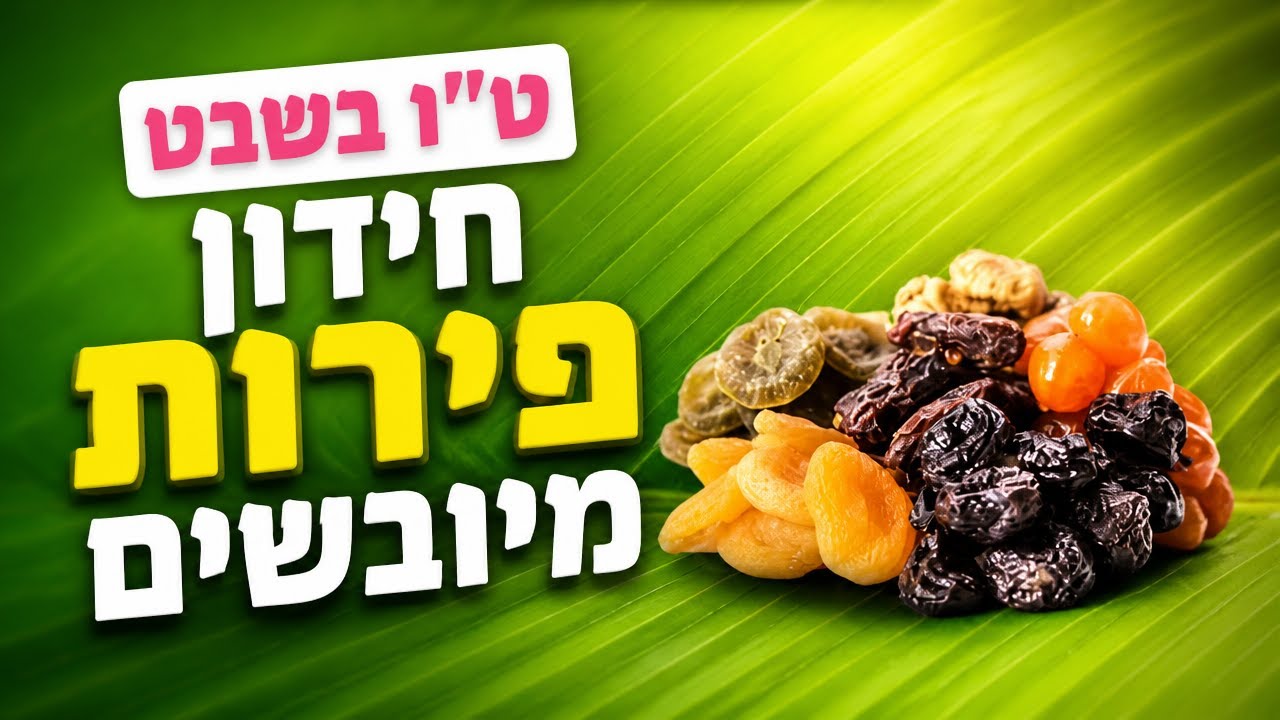 חידון פירות מיובשים - ט"ו בשבט (טו בשבט) - עפרה ועידן - ילד מוזיקה ...