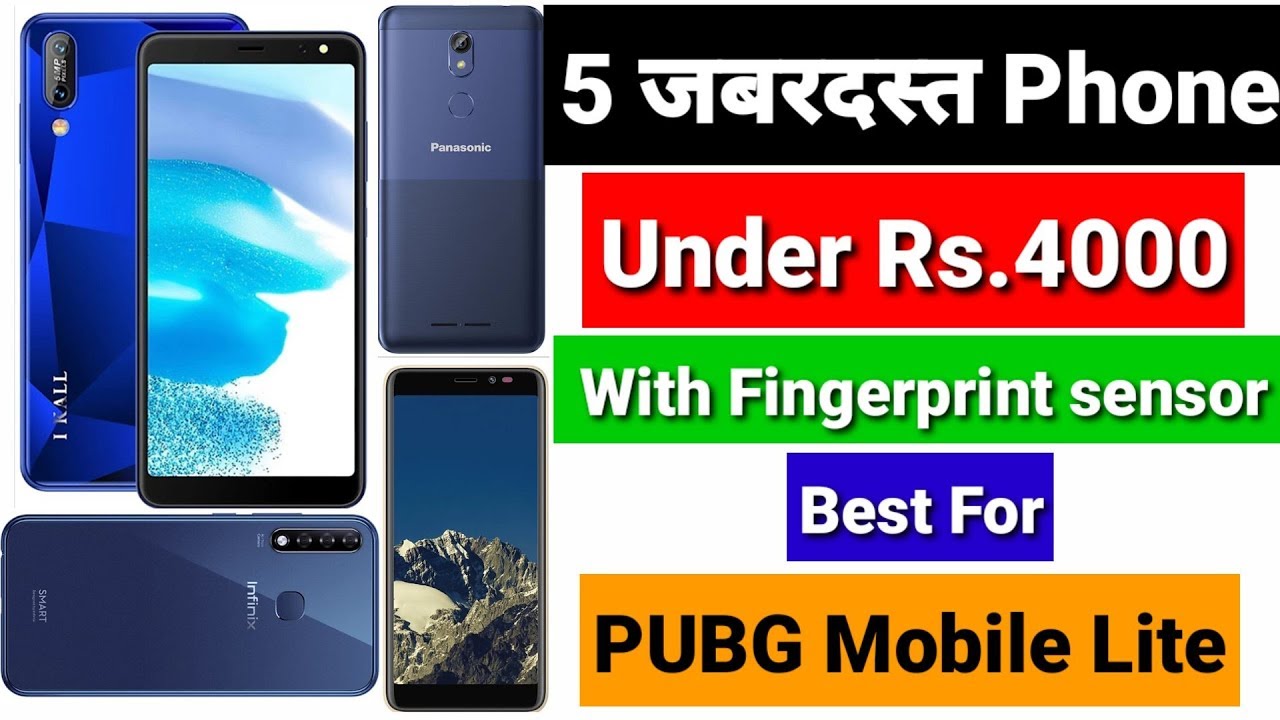 Top 5 Phone Under Rs. 4000 best for Pubg Mobile Lite | phone with ...
