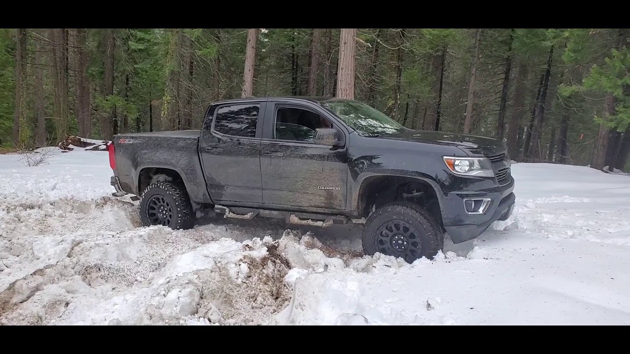 2016 Chevrolet Colorado z71 4x4 stuck in snow - YouTube