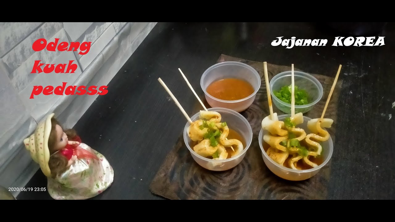 Odeng kuah pedasss || Kangen jajanan korea ..? - YouTube