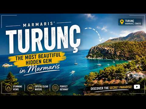 👉 Marmaris Turunç Turkey 🇹🇷 Hidden Paradise You Must Visit! (Travel Vlog)