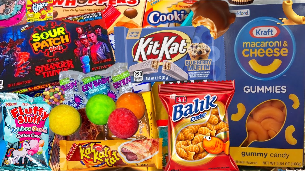 101 Snacks Cotton Candy Fidget Surprise Macaroni and cheese Gummies ...