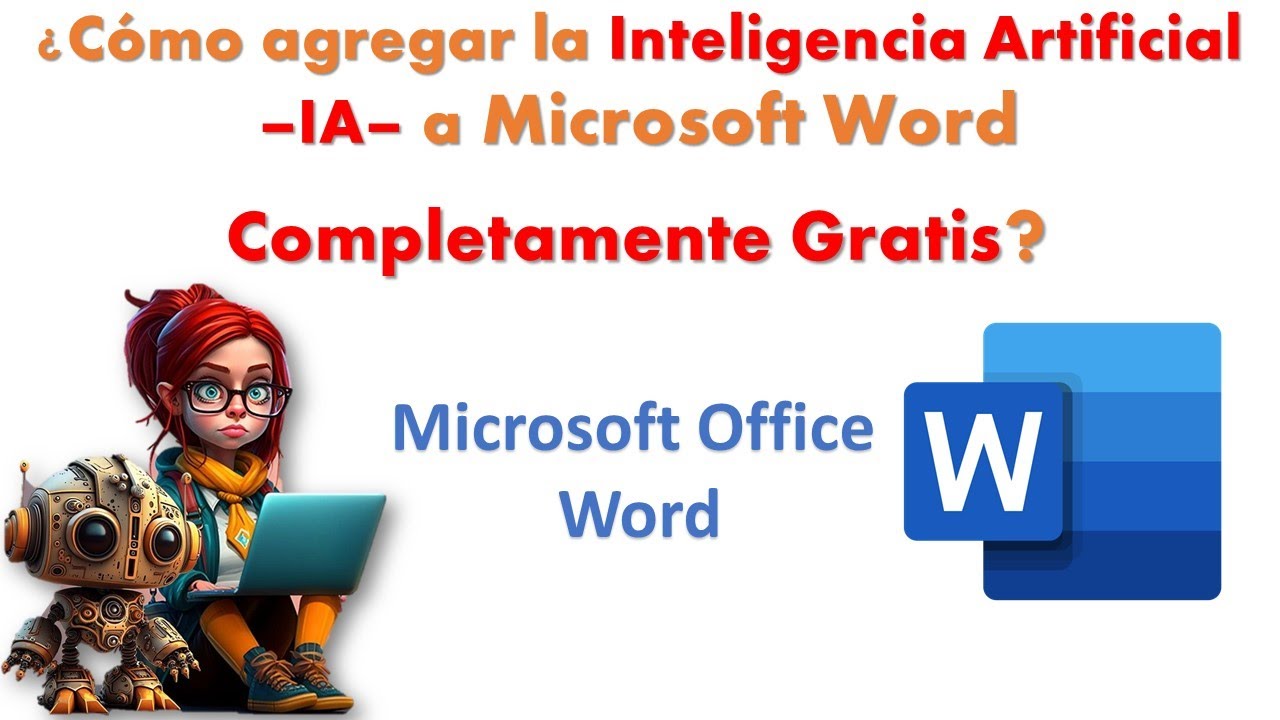 ¿Cómo agregar la INTELIGENCIA ARTIFIAL -IA- y Cómo usarla en Microsoft ...