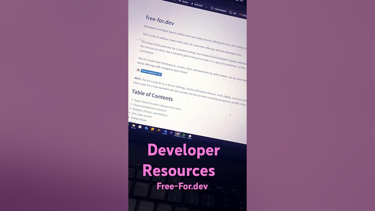 Free Developer Resources. #javascriptdev #developer - YouTube