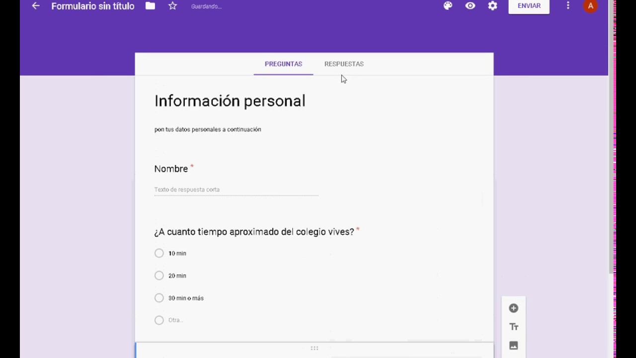 ¿CÓMO CREAR Y COMPARTIR UN FORMULARIO DE GOOGLE? / Google Forms - YouTube