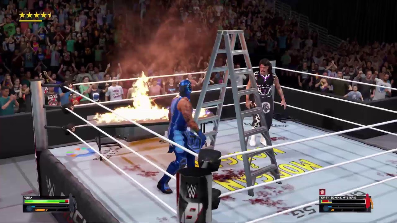 PENTA VS DOMINIK MYSTERIO - TLC - INTERCONTINENTAL CHAMPIONSHIP - WWE ...