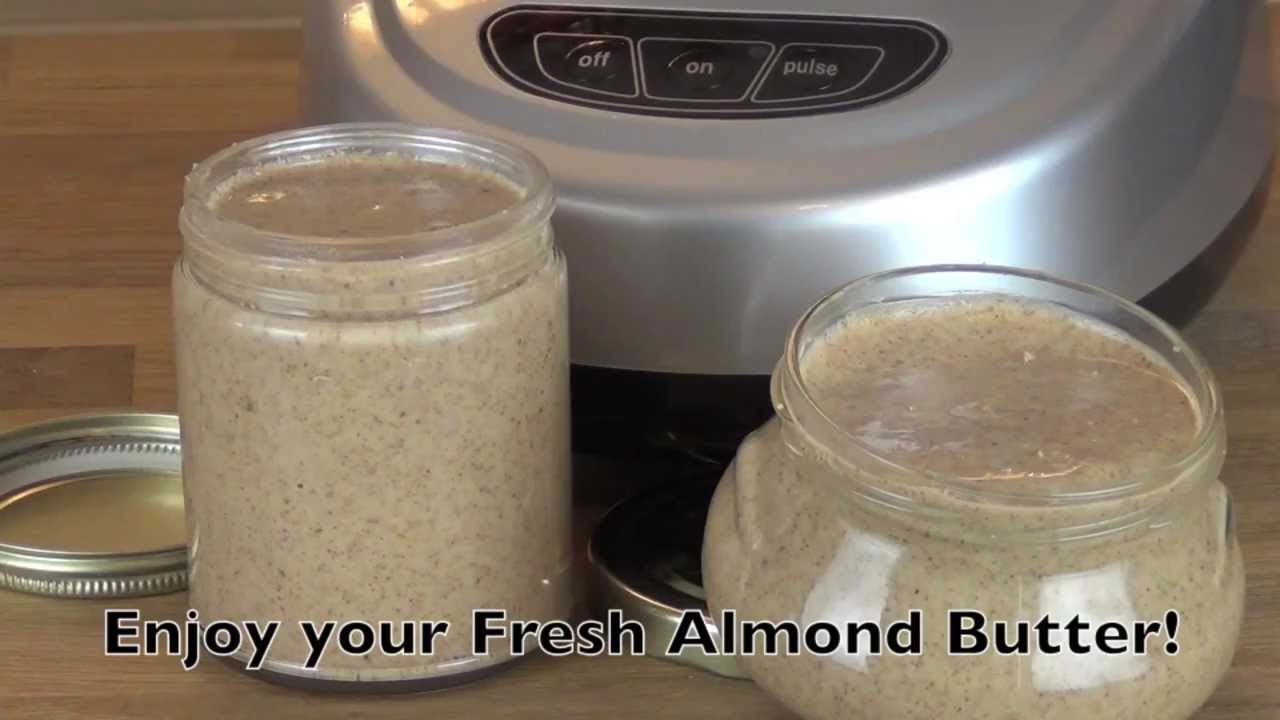 Omega FoodPro Processor FP2000 Almond Butter - YouTube