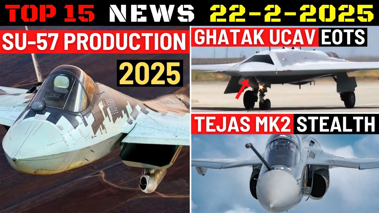 Indian Defence Updates : Su-57 Production 2025,Tejas Mk2 Stealth,EOTS ...