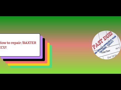 How to repair BAXTER ECU on your credit report for free - YouTube