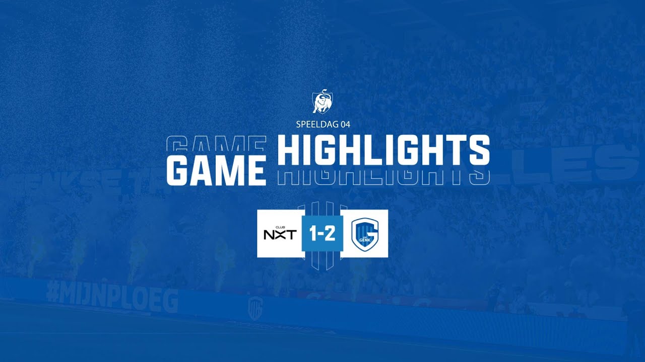 ⚽️ 4 - Club NXT vs. Jong Genk: 1-2- Game Highlights - S25/26 - YouTube